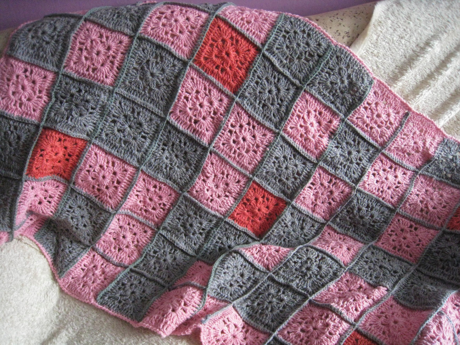 Přehoz vícebarevný Háčkovaná deka 160x95cm / od Marusyk | Fler.cz