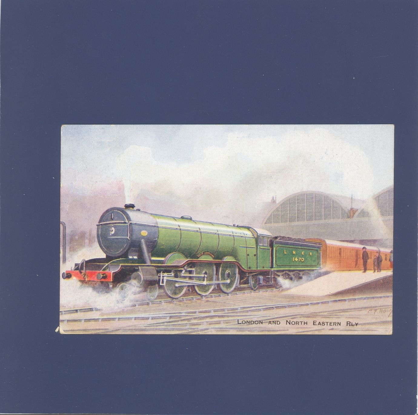 Parní lokomotiva LNER 1470 - pohlednice / od Staré pohlednice a ...