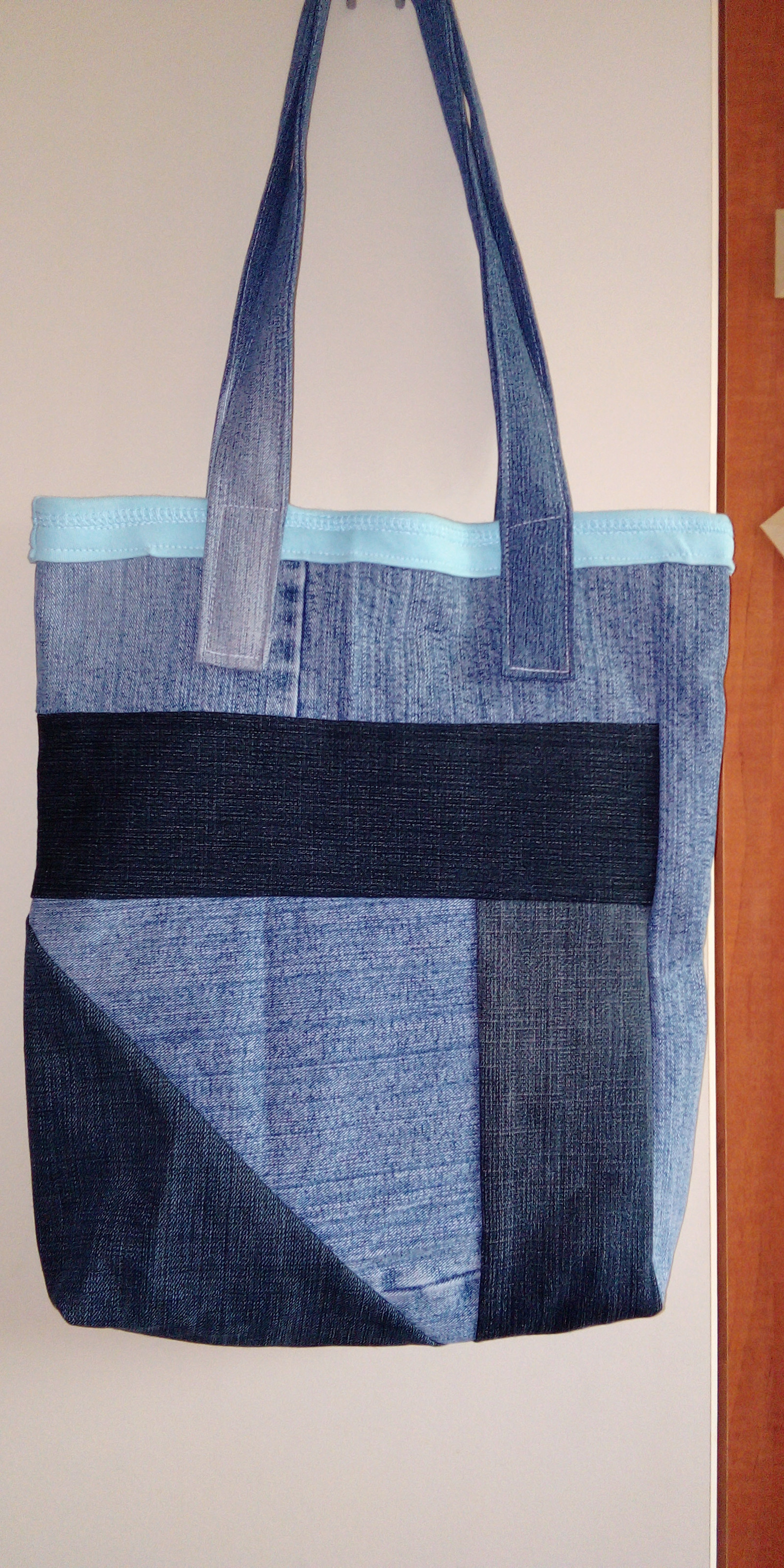 Modrá Riflová taška nejen na nákup 8 / od U Adi | Fler.cz