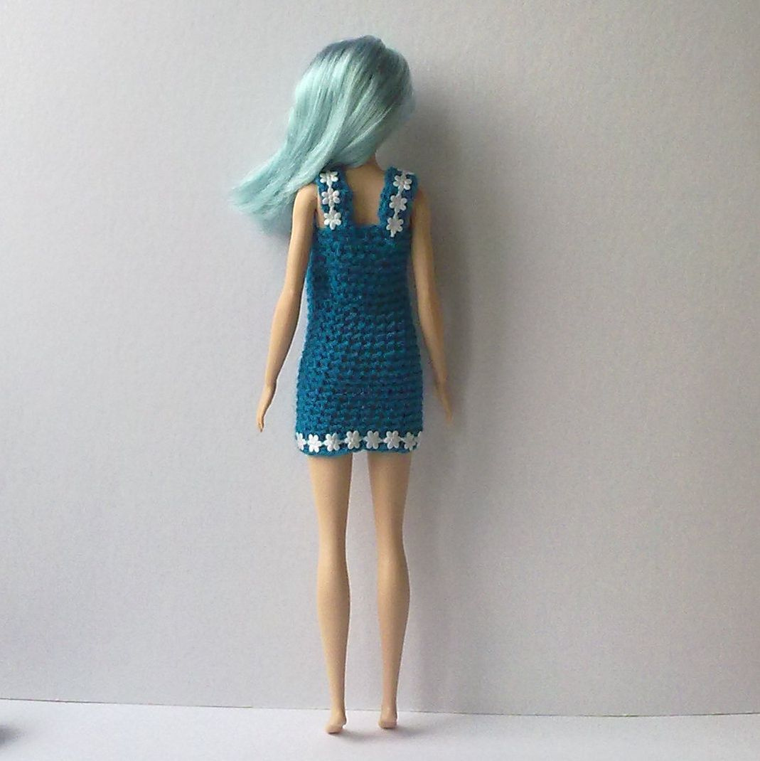Dětské bílé Oblečky pro Barbie - šaty, kabelka / od Nakča3 | Fler.cz