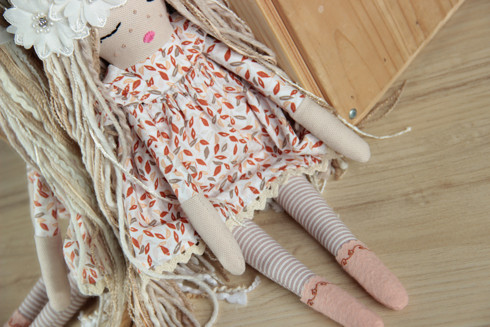 Korálová Panenka | Barunka | 37cm / od KristyART | Fler.cz