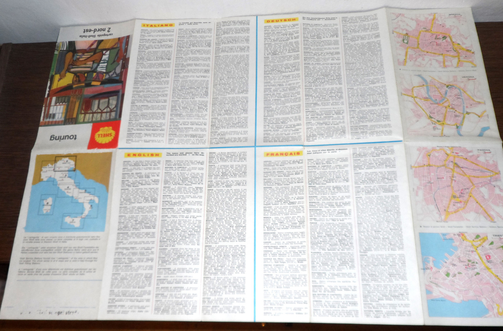 Tisk Silniční MAPA Itálie, 2. díl, 1:500 000, zn. Shell / od Cusco ...