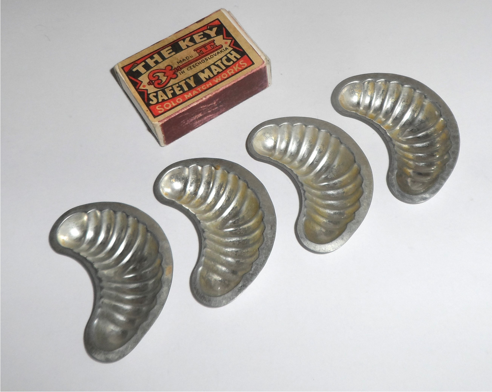 Formička 4x kovové plnící FORMIČKY na cukroví, rohlíčky / od Cusco ...