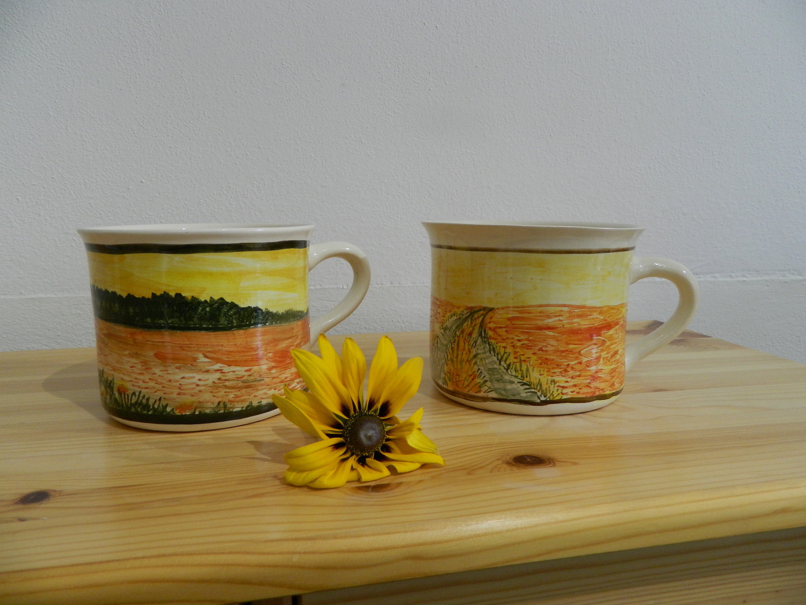 Hrnek bílý Zlaté pole / od dílna Nazaret | Fler.cz