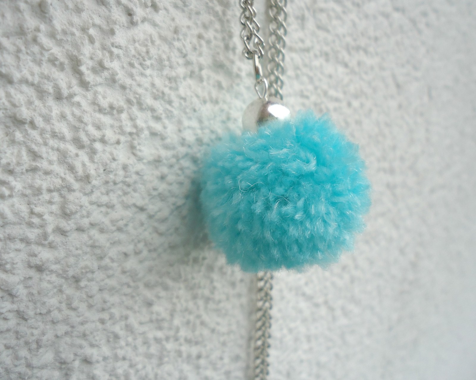 Náhrdelník dámský Mentolová bambulka... / od LennyN | Fler.cz