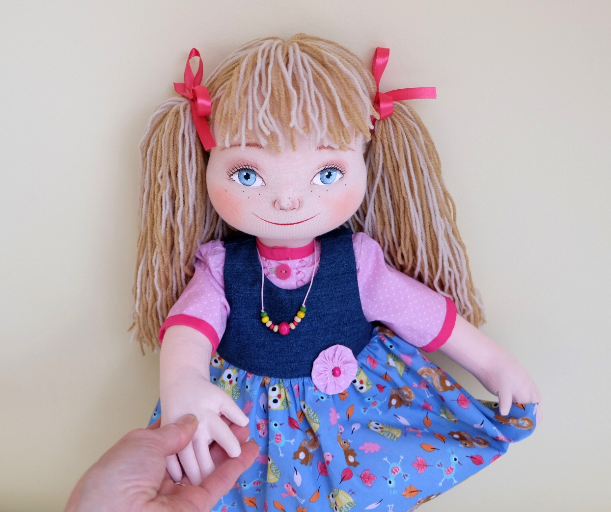 Nebesky modrá Panenka " Terezka"...:) / od Inuska | Fler.cz