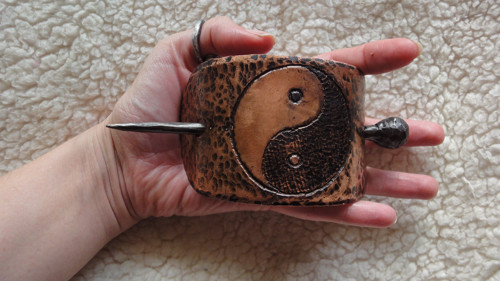 Šedá Spona do vlasů Jink jank / od Petther - KovoTuk | Fler.cz