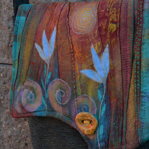 Taška dámská béžová Modrokvítka / od Recytace | Fler.cz