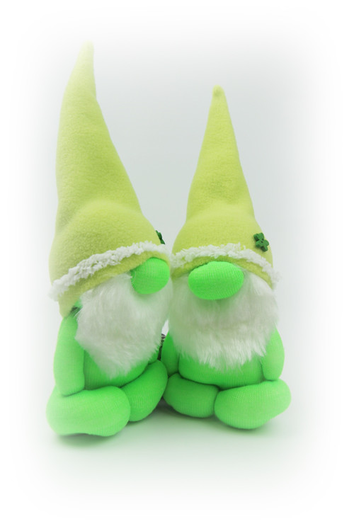 Plyšák bílý Skřítek vousatý pro štěstí XL č.1903/ A / od Emilly-Emm 2 ...