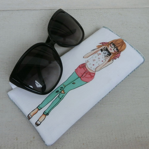 Pouzdro bílé Futrálek na brýle / od Andrea R. | Fler.cz