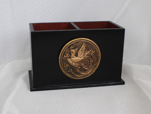 Černá Krabička stojánek dvojitý / od Manufatto1 | Fler.cz