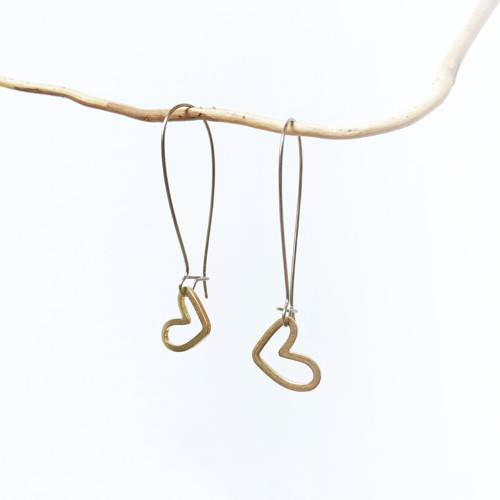 Náušnice dámské Srdeční / od AOOOO | Fler.cz