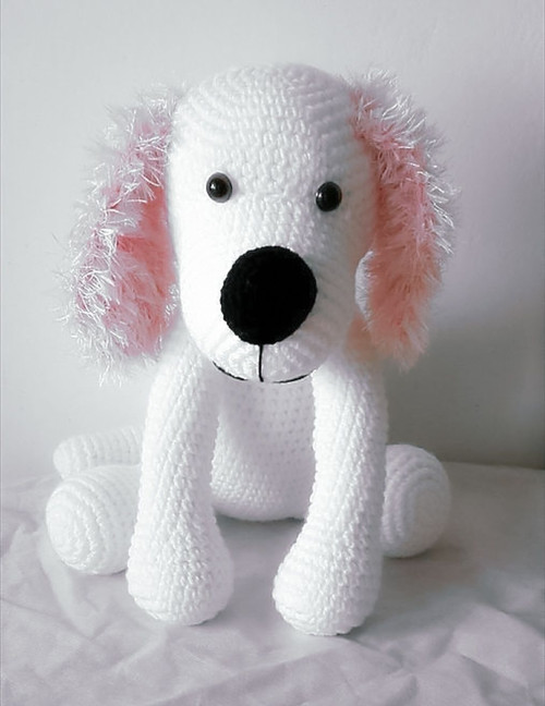 Háčkovaný pes Lesley - návod / od A-M-Made.With.Love | Fler.cz