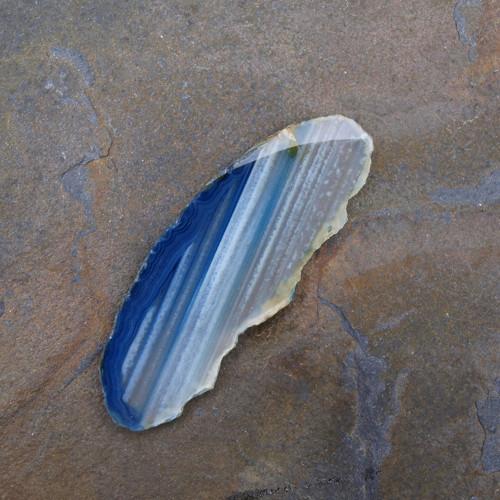 Minerál modrý Achát, plátek / od oida | Fler.cz