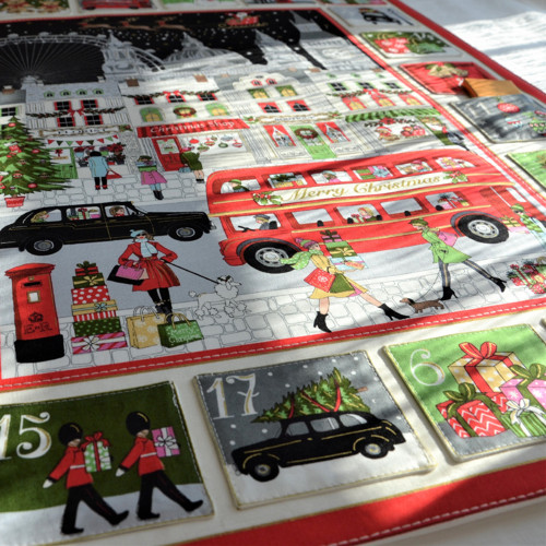 Červený Adventní kalendář - Christmas night in London / od Essence B ...