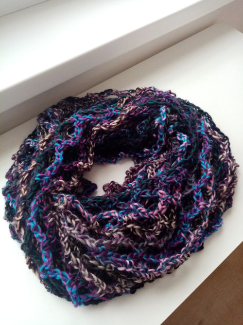 Šála dámská vícebarevná Háčkovaný obr nákrčník / od mandleh | Fler.cz