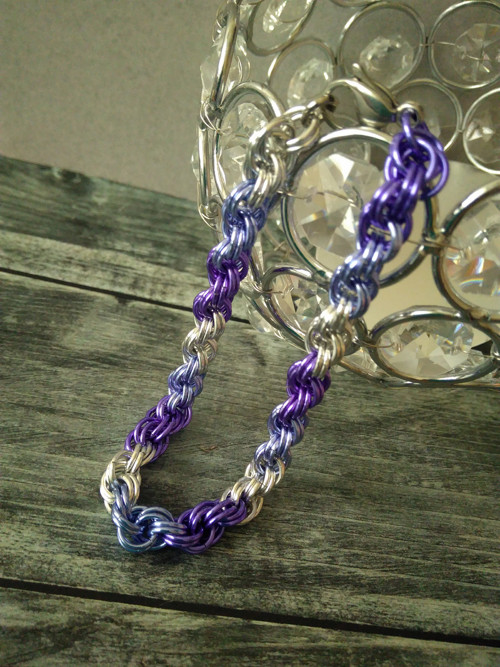 Dámský levandulový Náramek DNA lila / od oringso | Fler.cz