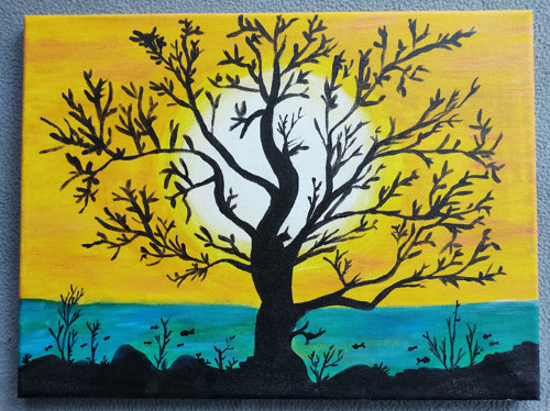 Malba akryl na plátno Strom života / od veusa | Fler.cz