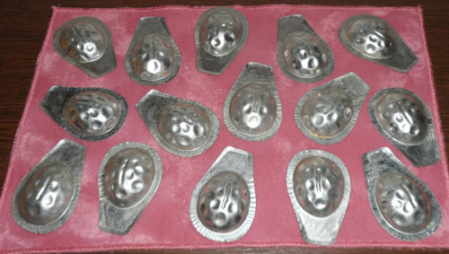 Formička 15x kovové plnící FORMIČKY na cukroví, ořechy / od Cusco | Fler.cz