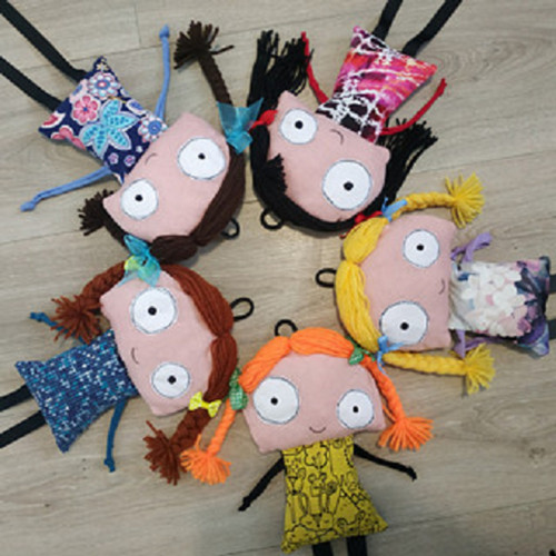 Vícebarevný Sponkovník - holčička / od 2hmade | Fler.cz