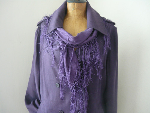 Móda a doplňky fialové kabátek podzim Lee Cooper / od Tolaja | Fler.cz