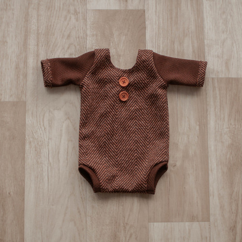 Hnědá Fotorekvizita - body newborn / od Bel Enfant | Fler.cz