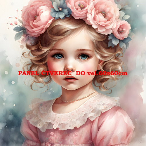 Látka vícebarevná bavlněný panel 15x15 cm - skladem / od Radka z hůrky ...