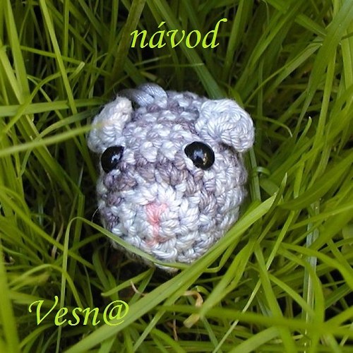 Háčkované morčátko - NÁVOD / od Vesn@ | Fler.cz