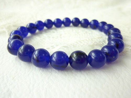 Dámský modrý Náramek: Jadeit / Nefrit přitahuje lásku .... / od ...