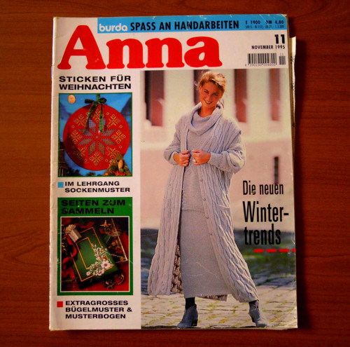 Knihy a časopisy vícebarevné Časopis ANNA 11/1995 / od hotaha ...