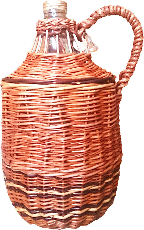 Opletený demižon 5l - výplet k hrdlu / od olimic | Fler.cz