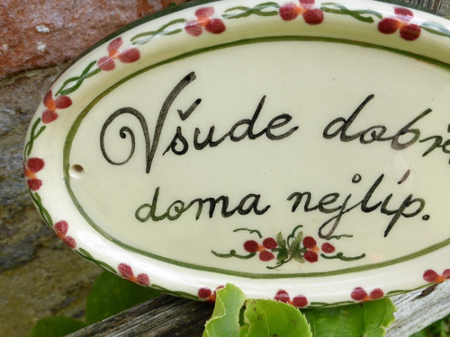 Keramická cedulka - domácí požehnání. / od dB keramika | Fler.cz