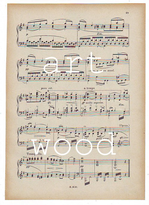 Materiál - NOTOVÝ PAPÍR z roku 1929 č.141 / od ARTWOOD | Fler.cz
