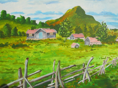 Obraz Farma / od Fanys Art | Fler.cz