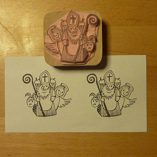 Razítko Razítka Mikuláš,anděl a čert / od baruska27 | Fler.cz