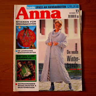 Knihy a časopisy vícebarevné Časopis ANNA 11/1995 / od hotaha ...