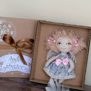 Panenka růžová Andělka "Lenička"...:) / od Inuska | Fler.cz