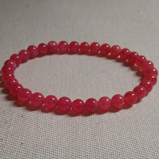 Dámský červený Náramek z rodochrozitu / od Jana4123 | Fler.cz