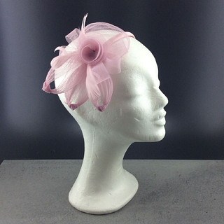 Čelenka dámská růžová Blush Rose Fascinator / od Maria accessories ...
