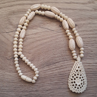 Šperky slonová kost Korále ze slonové kosti / od VANYA vintage | Fler.cz