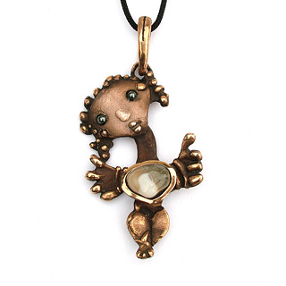 Náhrdelník bronzový Pachole / od Atelier Jaromíra | Fler.cz