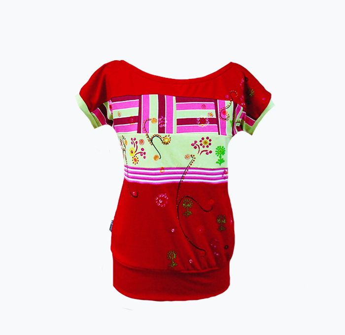 Tričko krátký rukáv dámské vícebarevné Be Happy II. - triko ...