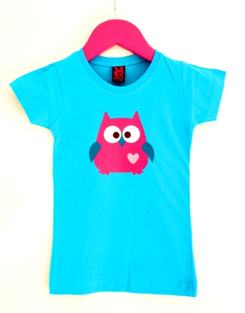 Bílé Dívčí tričko se sovičkou / od zanare | Fler.cz