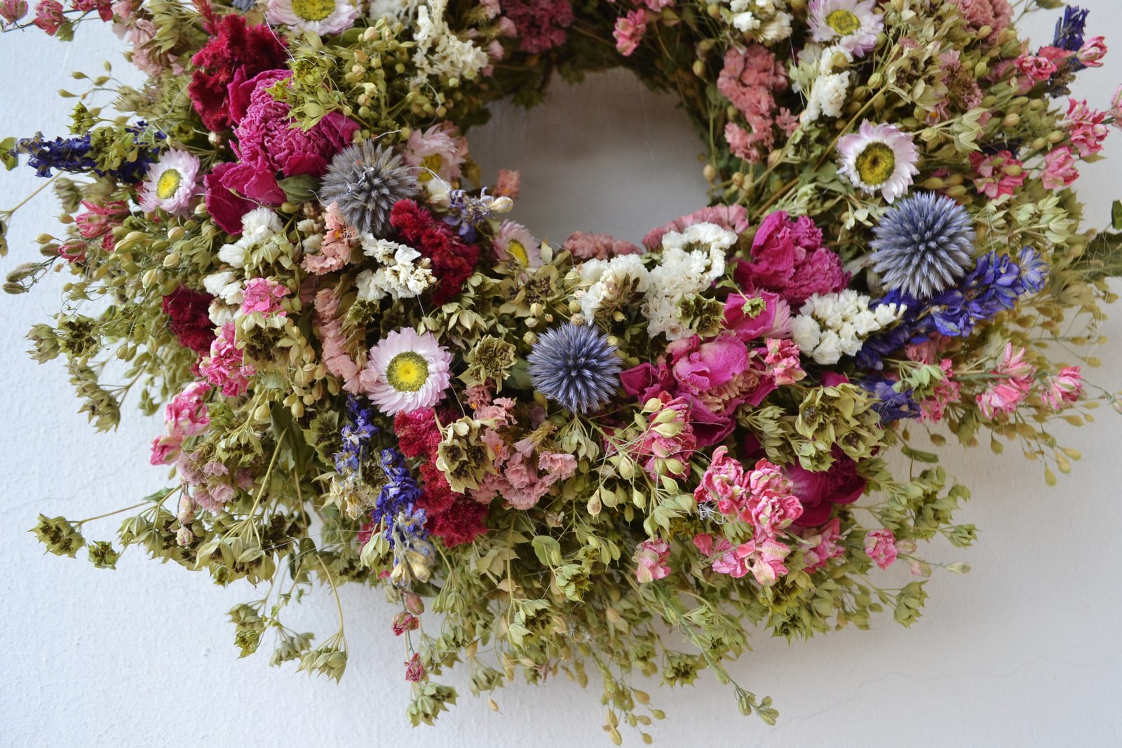 Věnec pestrobarevný - letní........věneček / od Vendula Strejcová | Fler.cz