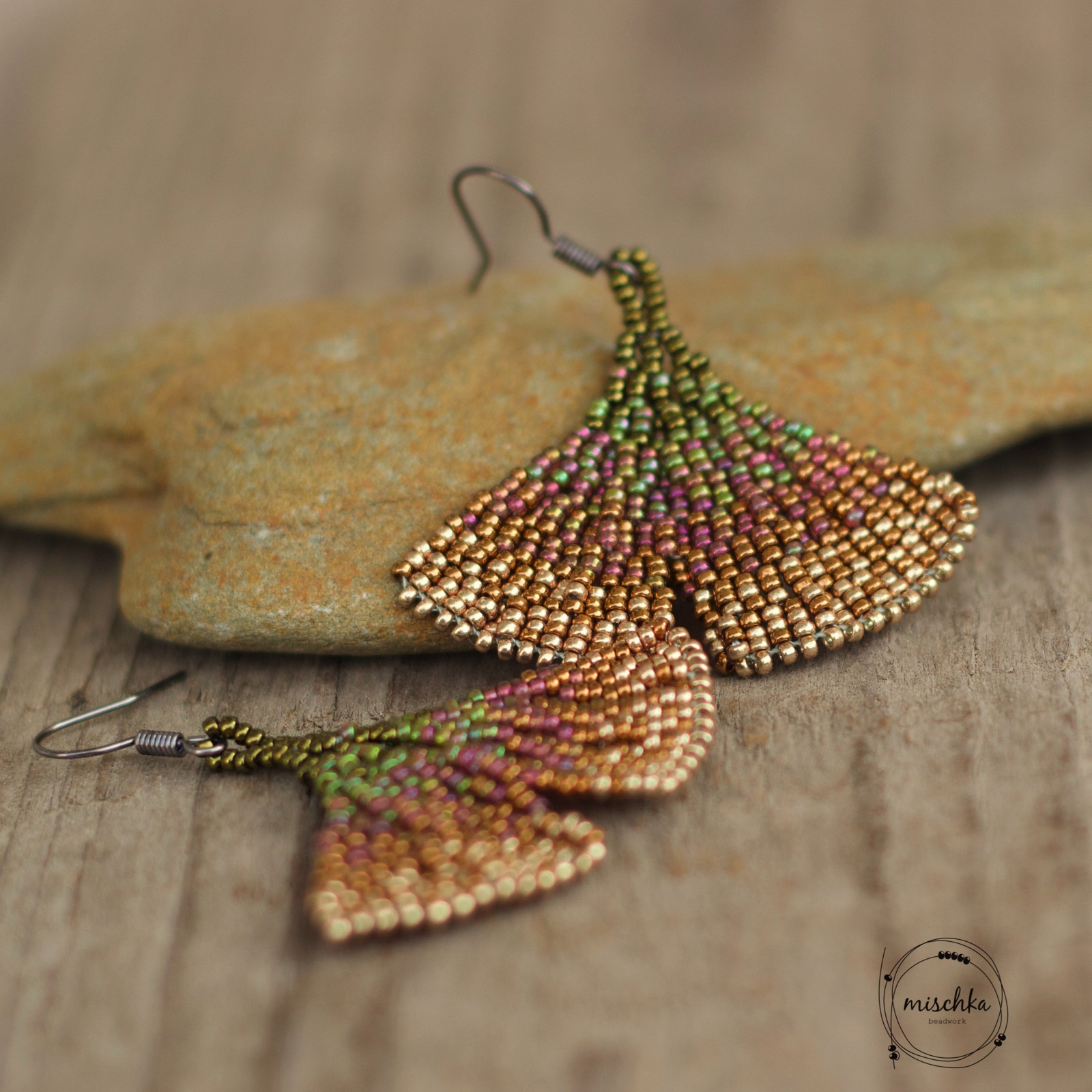 Růžové Náušnice "Jinany" / od Bird on Birch | Fler.cz