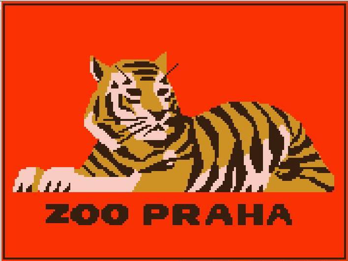Předloha na vyšívání - ZOO Praha Tygr / od micka.k2 | Fler.cz