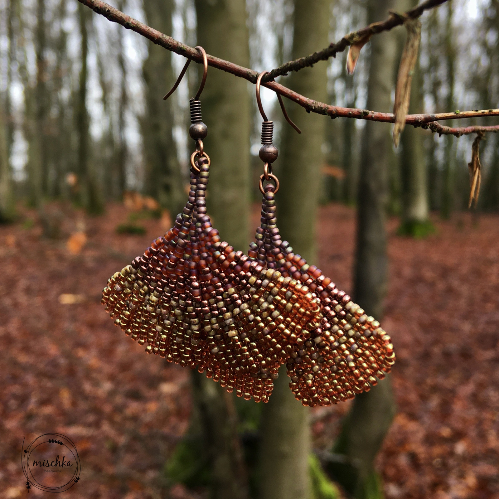 Dámské fialové Náušnice "Jinany" / od Bird on Birch | Fler.cz