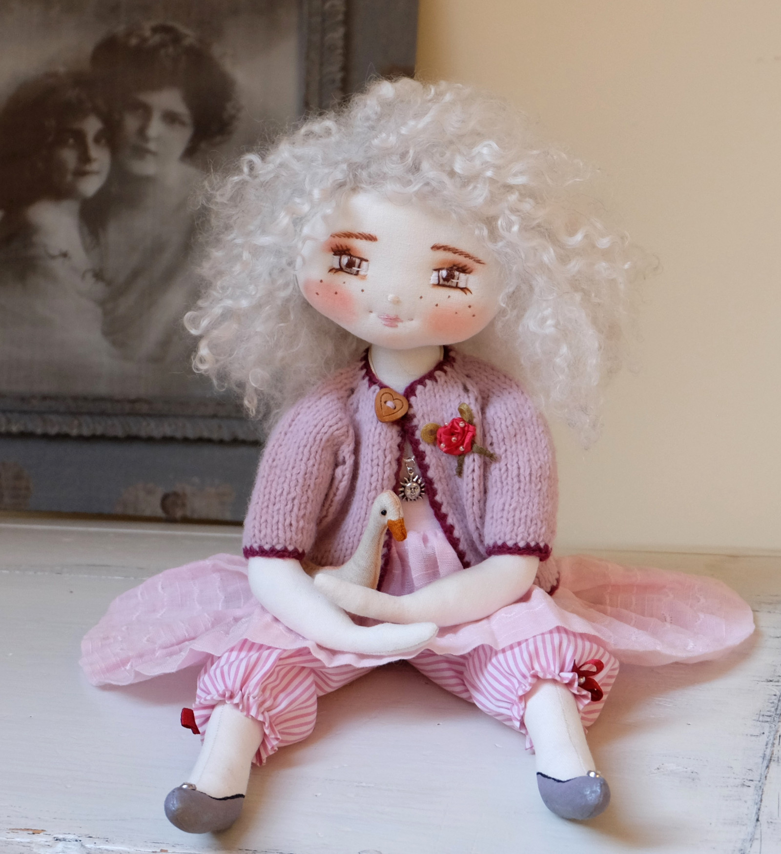 Panenka růžová "Jůlinka s kachničkou...:) / od Inuska | Fler.cz