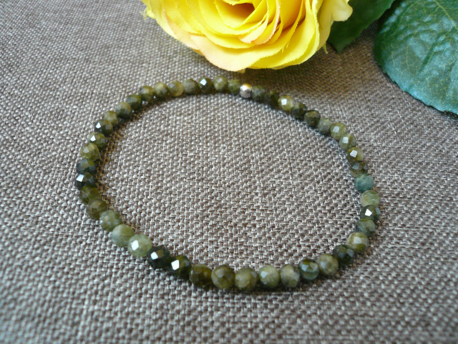 Náramek dámský ZELENÝ TURMALÍN-VERDELIT*náramek - 0,4 / od SyAnela ...