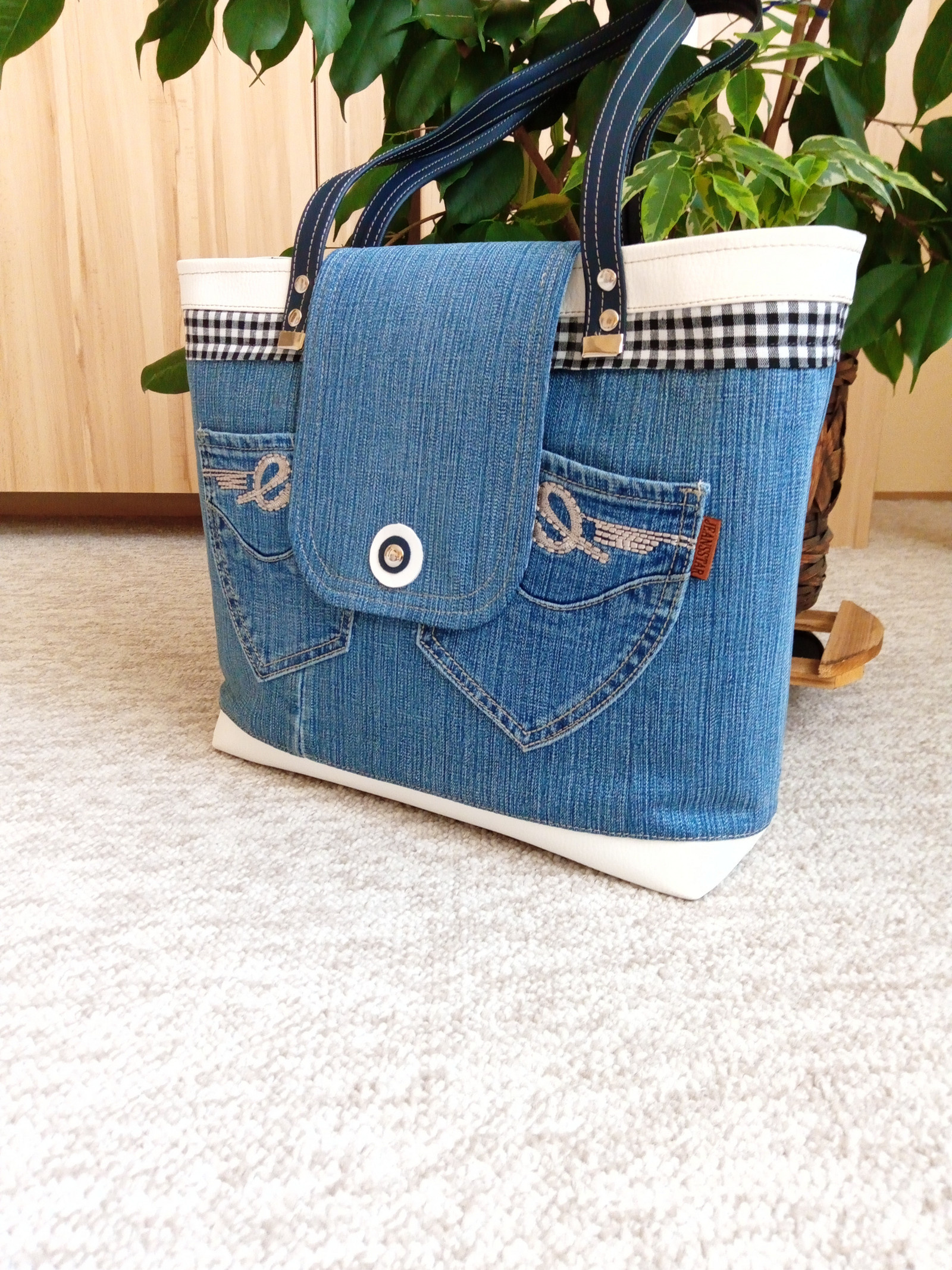 Dámská modrá Taška riflová / od Ja.B. | Fler.cz